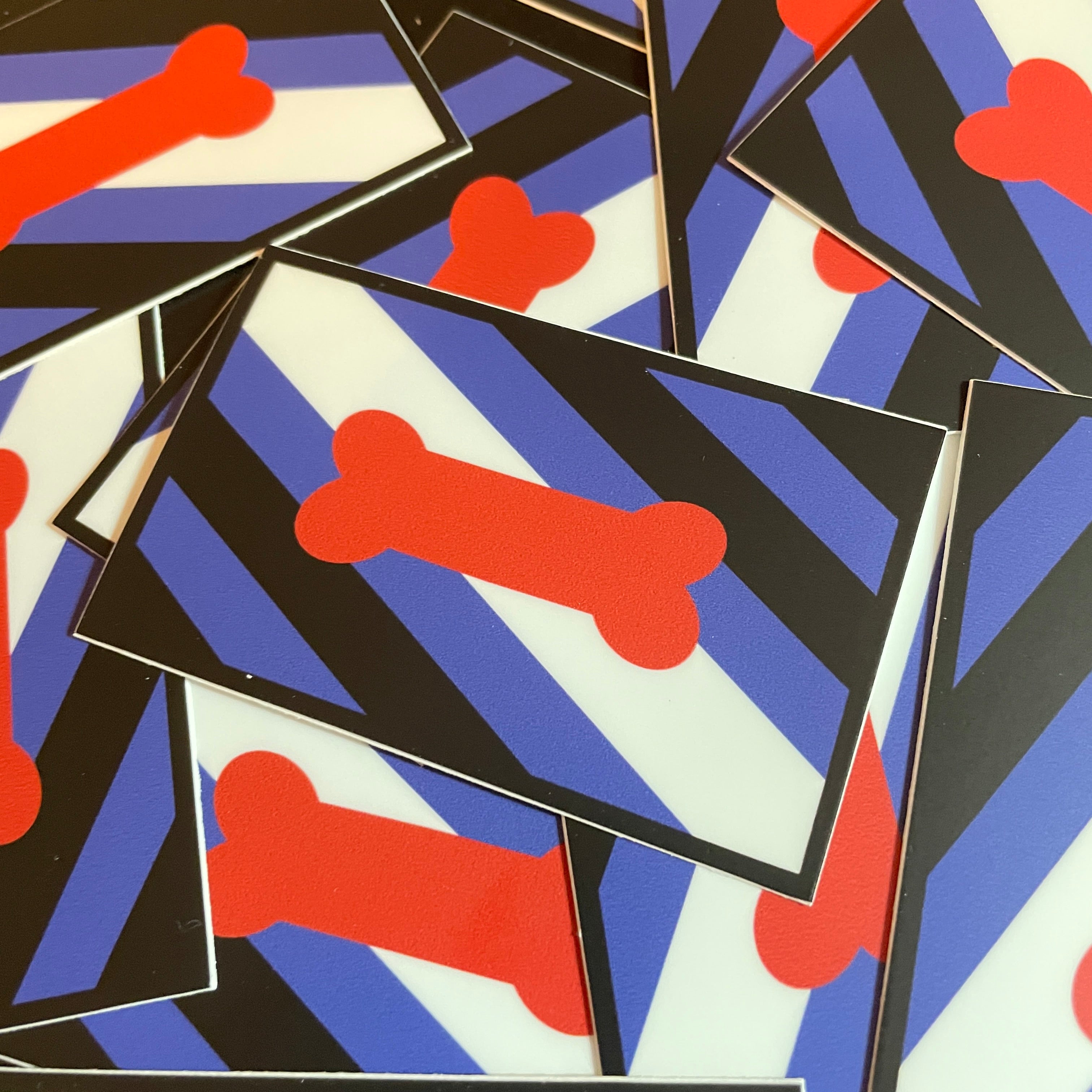 Pup Flag Sticker – BONEAFIDE.STORE